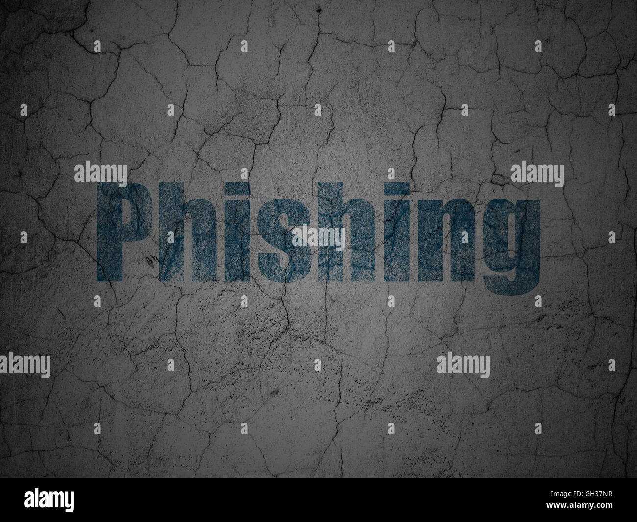 Security concept: Phishing on grunge wall background Stock Photo - Alamy
