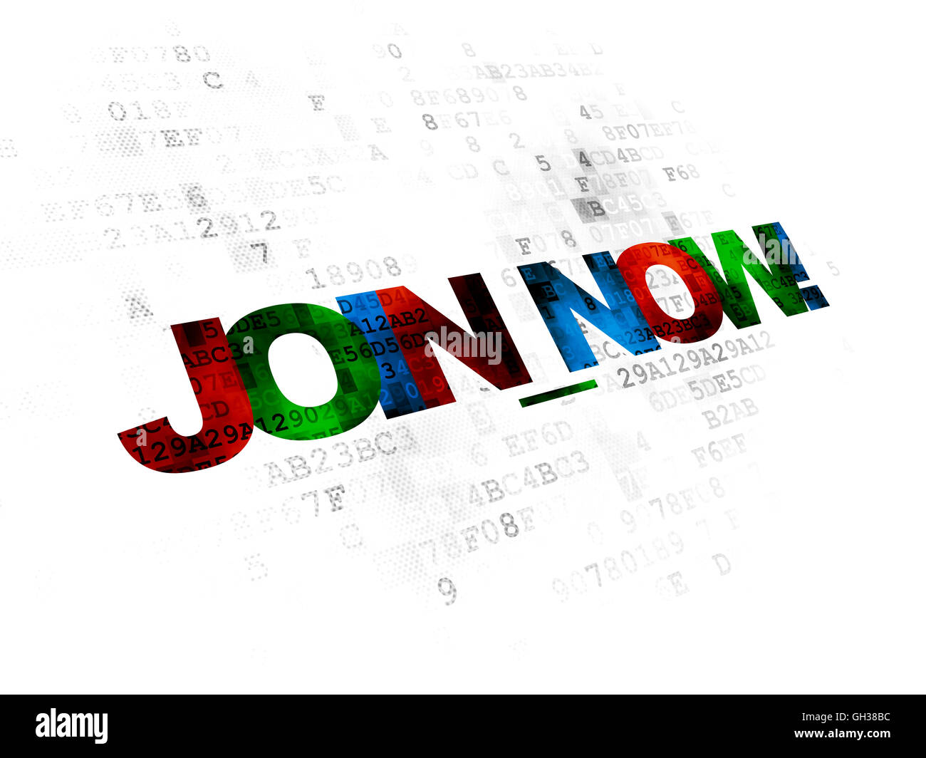 Social network concept: Join now! on Digital background Stock Photo - Alamy