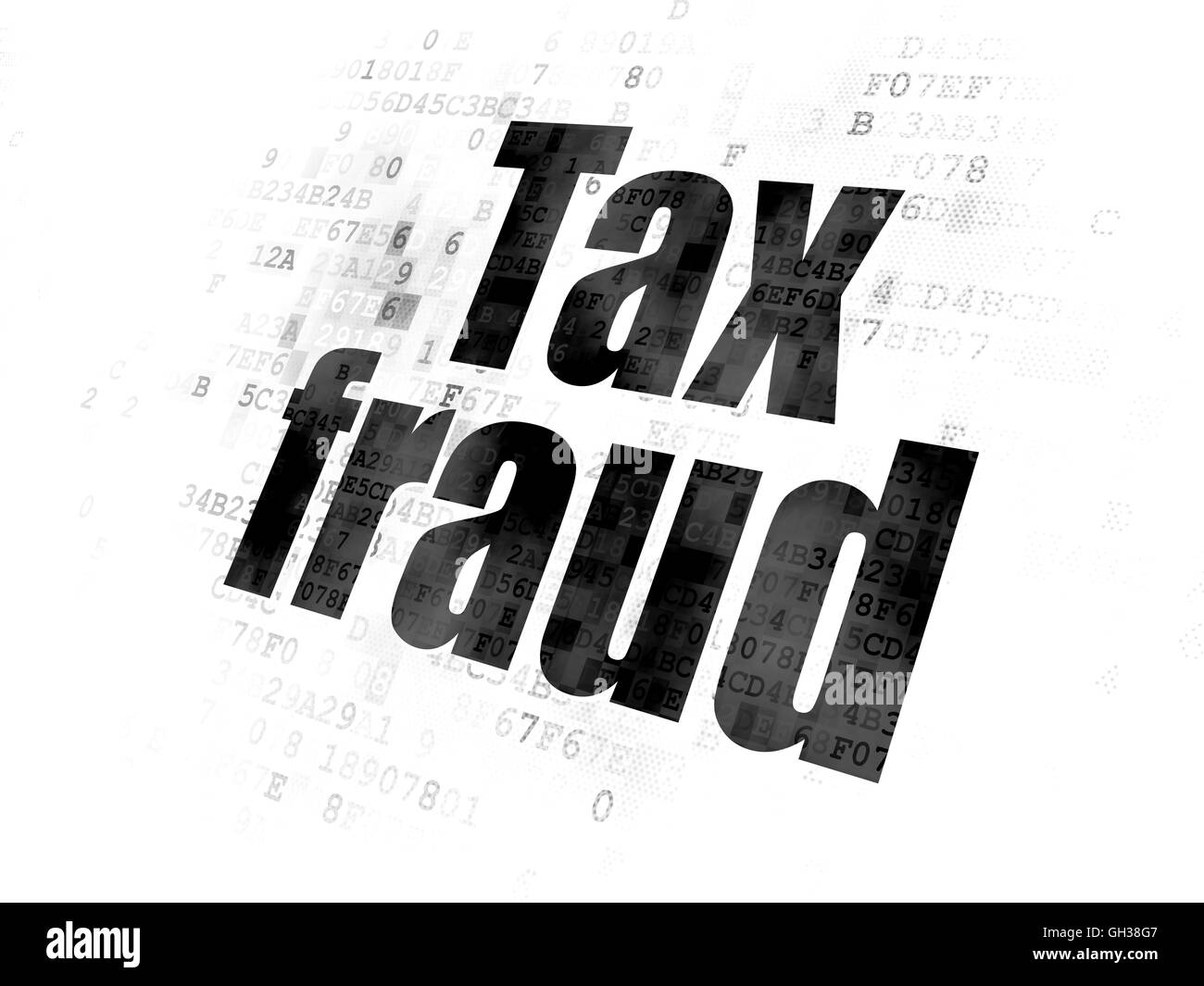 Law concept: Tax Fraud on Digital background Stock Photo - Alamy