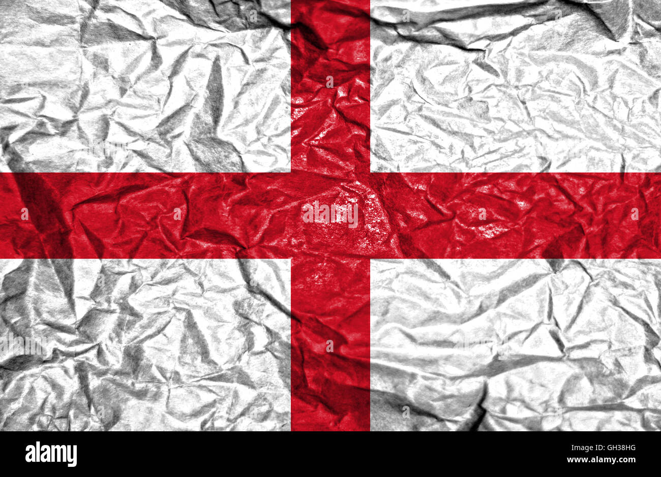 England vintage flag on old crumpled paper background Stock Photo - Alamy