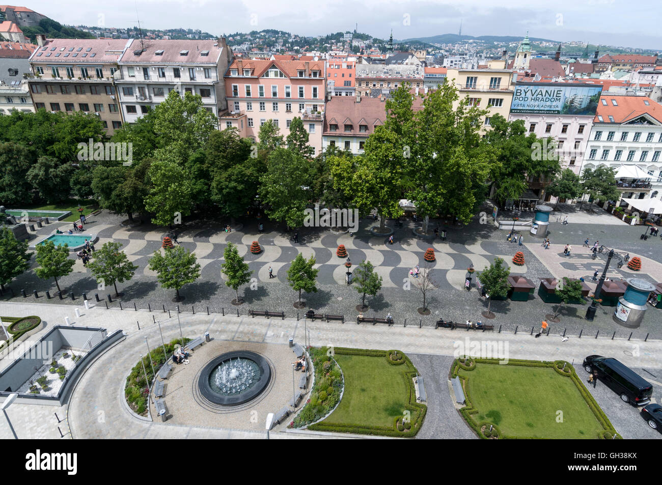 Hviezdoslavovo námestie (Hviezdoslavovo Square), one of the best known ...