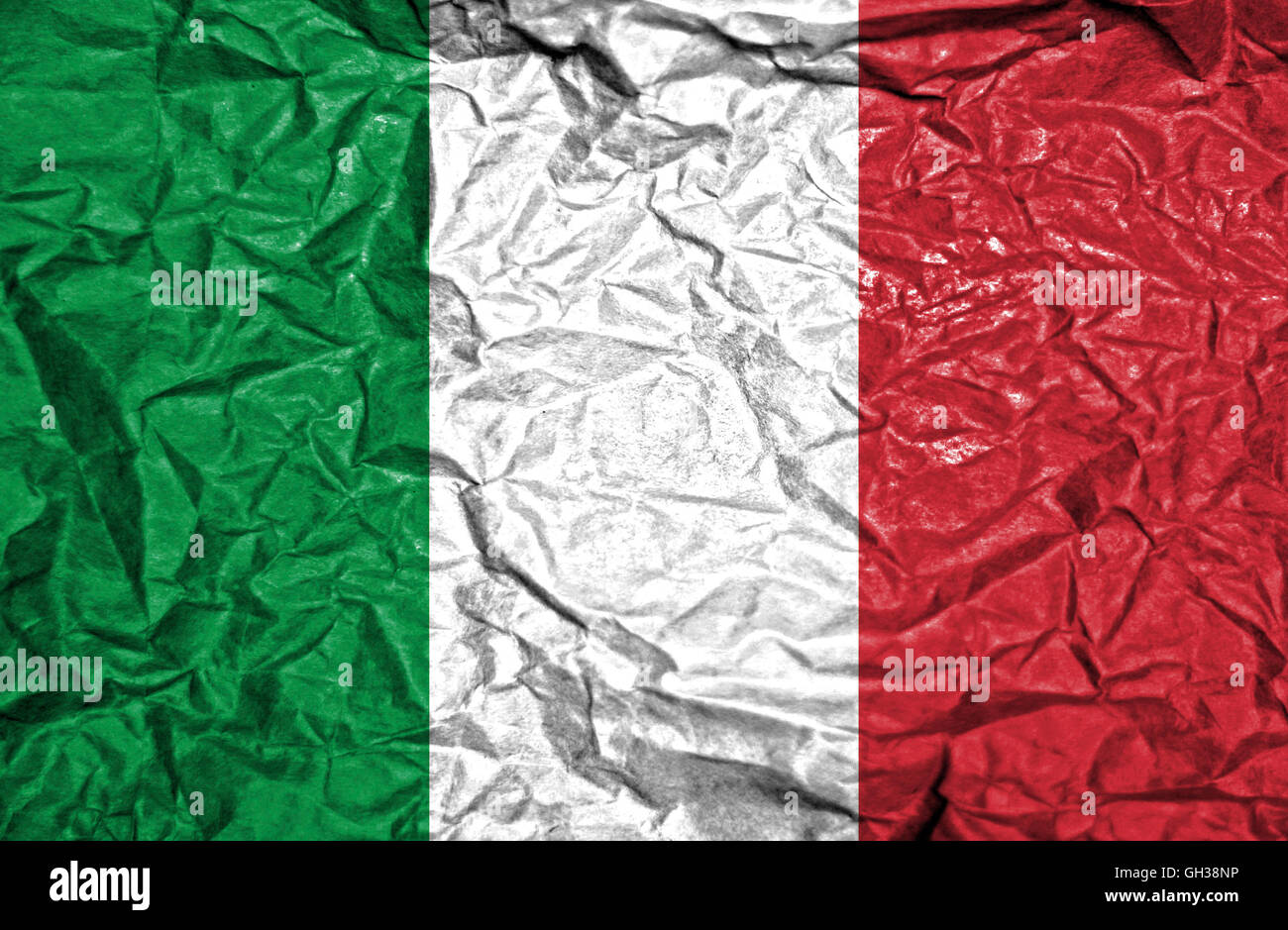 Italy vintage flag on old crumpled paper background Stock Photo - Alamy