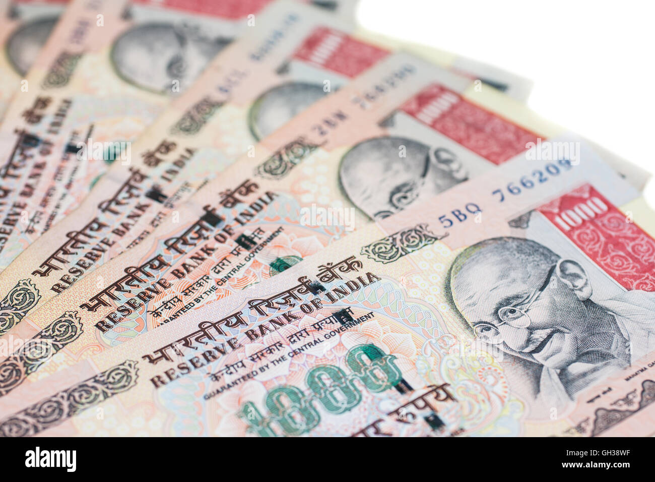 Stack of indian currency notes hi-res stock photography and images - Alamy