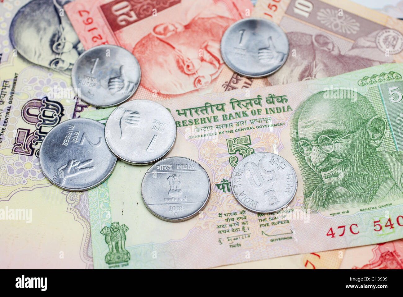 Indian 50 rupee note hi-res stock photography and images - Alamy
