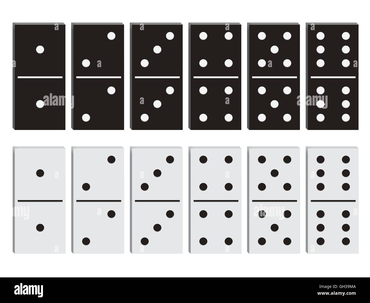 Dominos vector vectors hi-res stock photography and images - Alamy