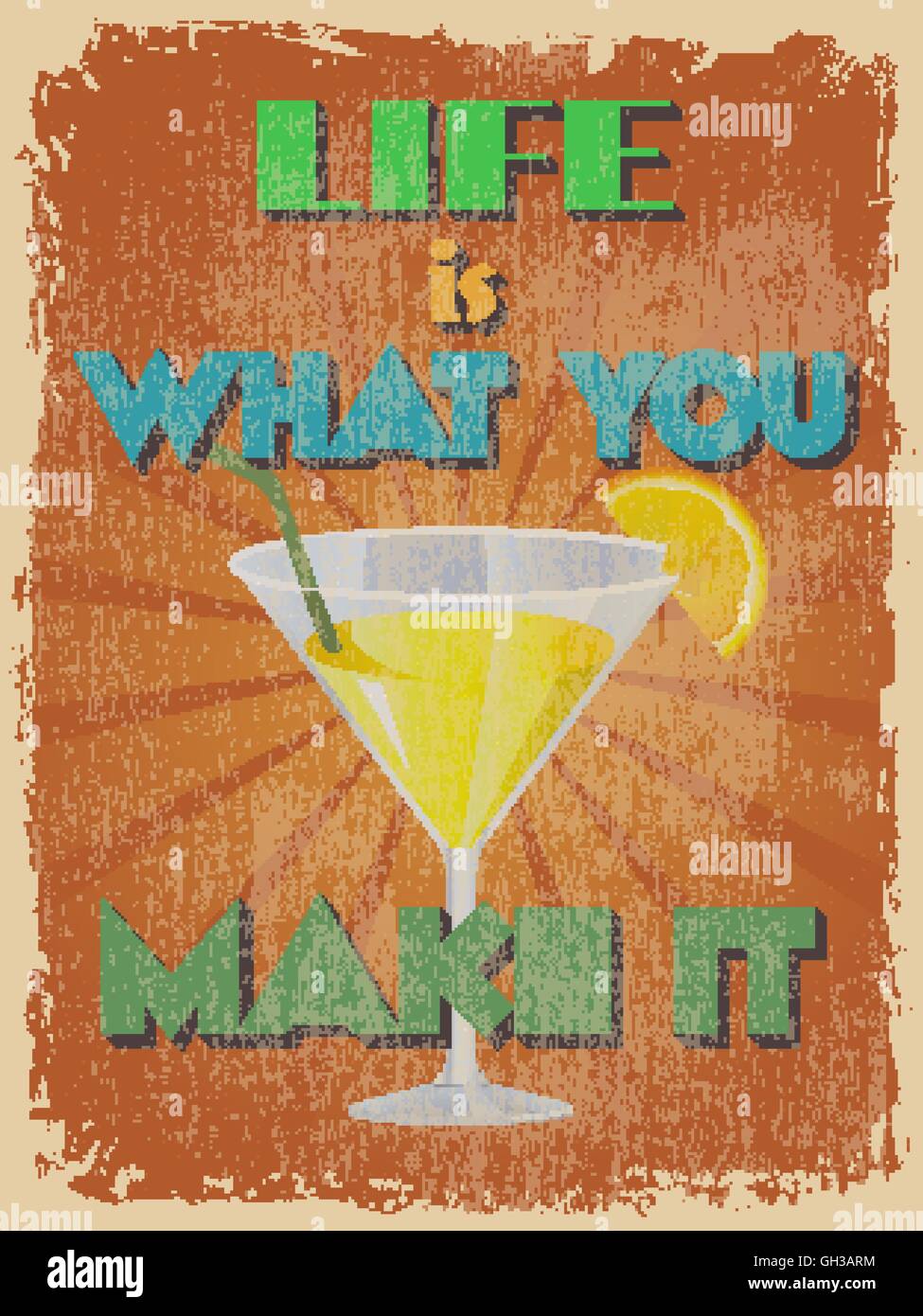 Motivational phrase wallpaper Stock Vector Images - Alamy