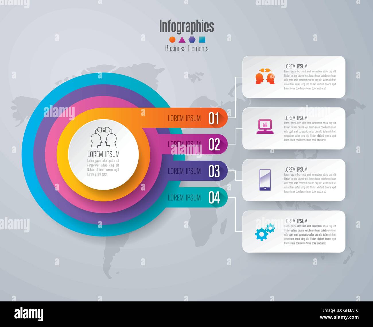 Infographic illustrator template hi-res stock photography and images ...