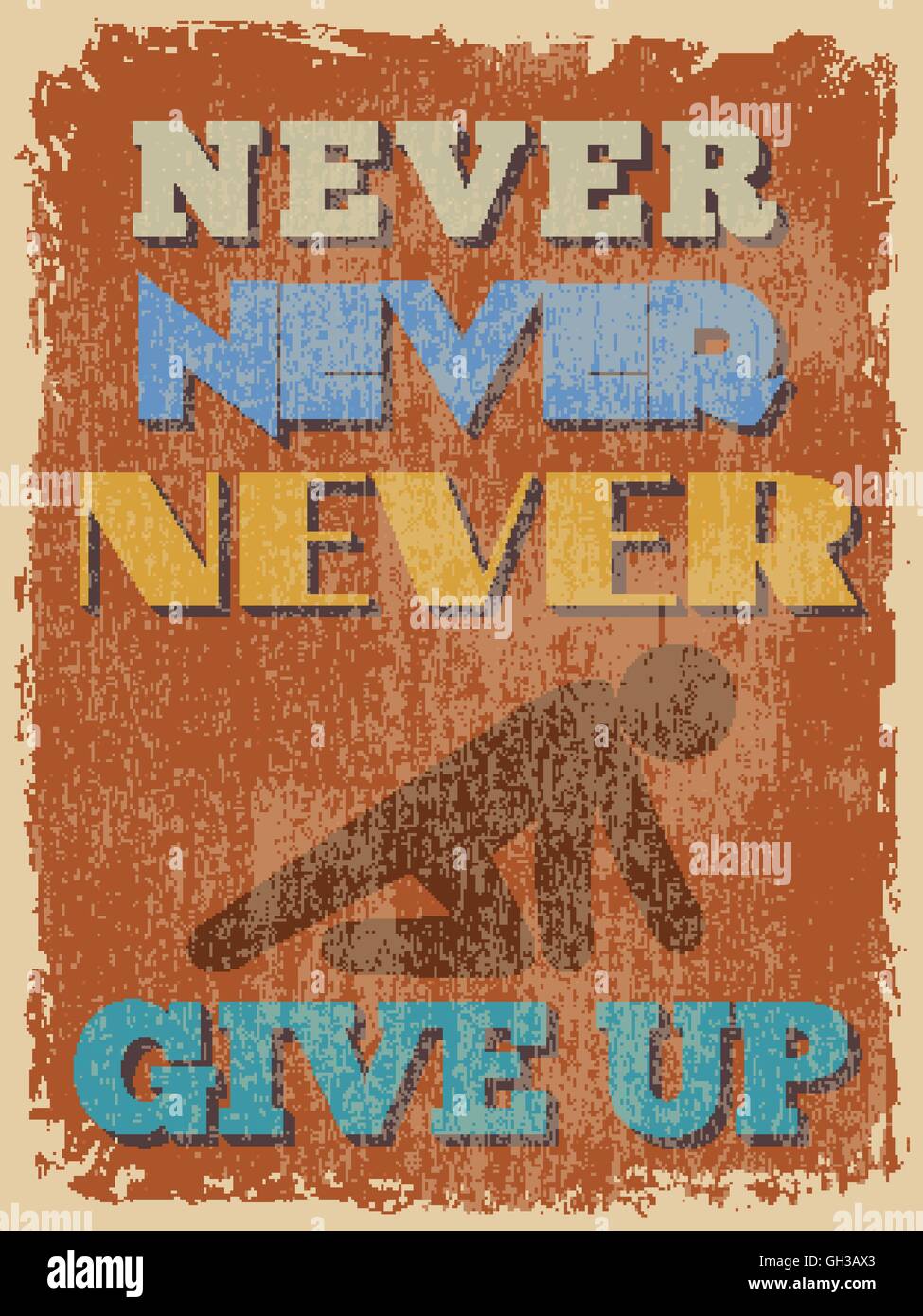 Give Up Poster