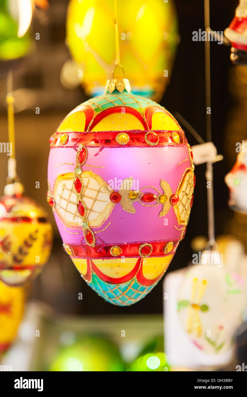 Colorful Christmas market in Strasbourg, Alsace, France Stock Photo - Alamy