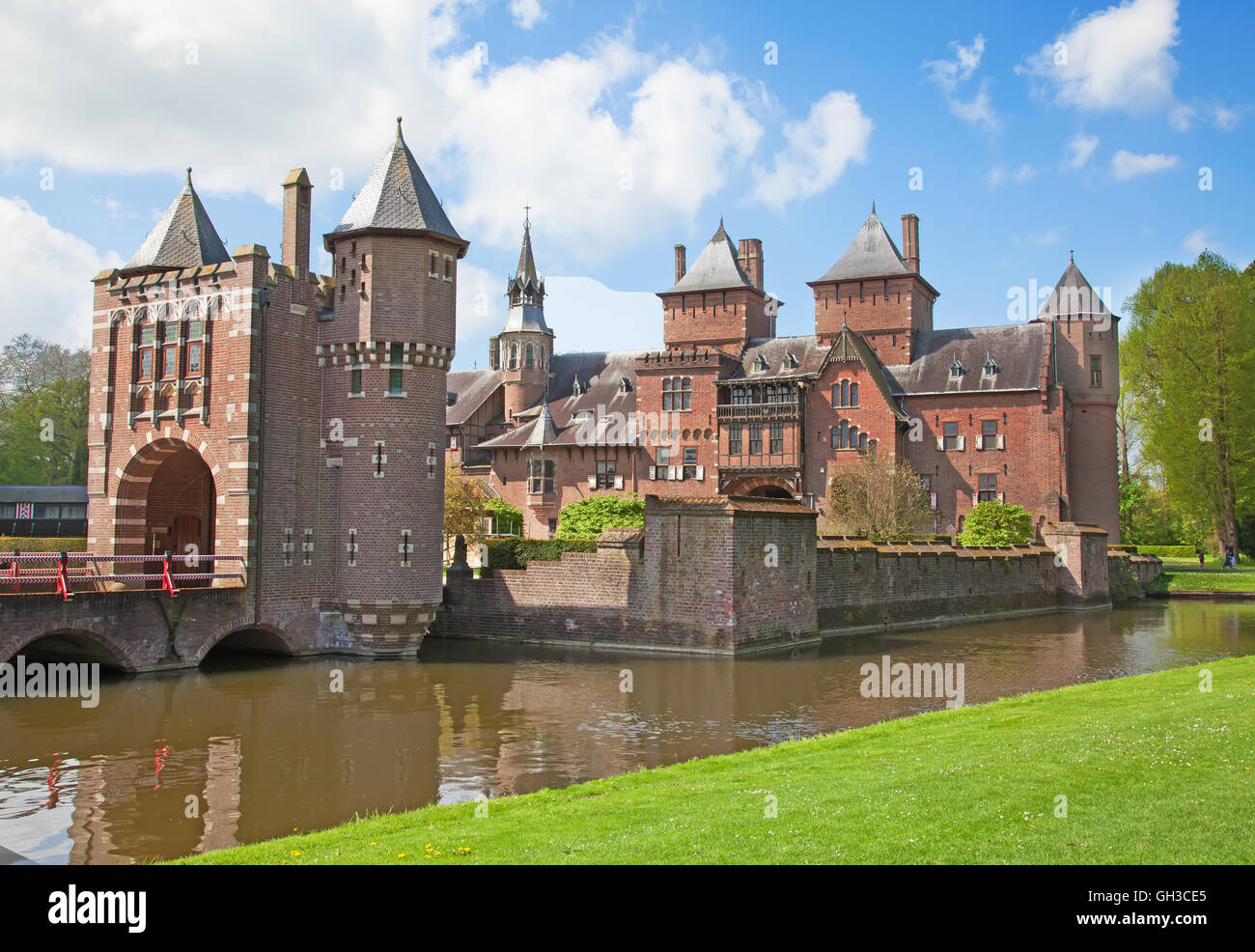 Ancient De Haar castle near Utrecht, Netherlands Stock Photo - Alamy