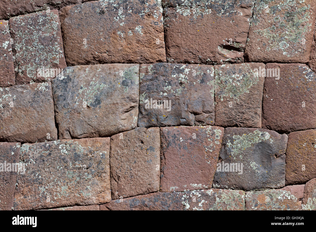 Classic inca stone work with no tool marks and no cracks with a perfect ...