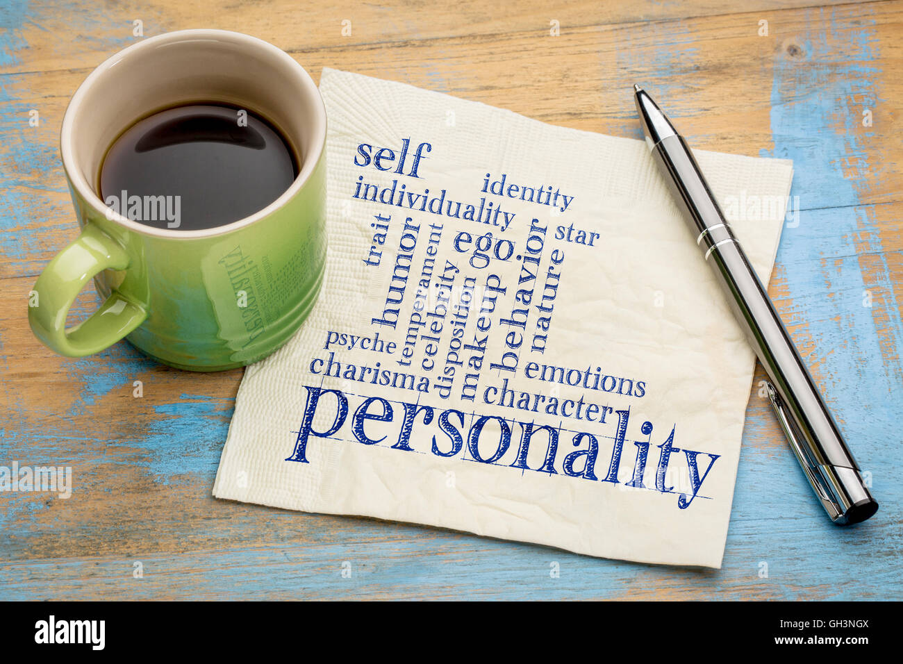 Personality Word Cloud Concept High Resolution Stock Photography and ...