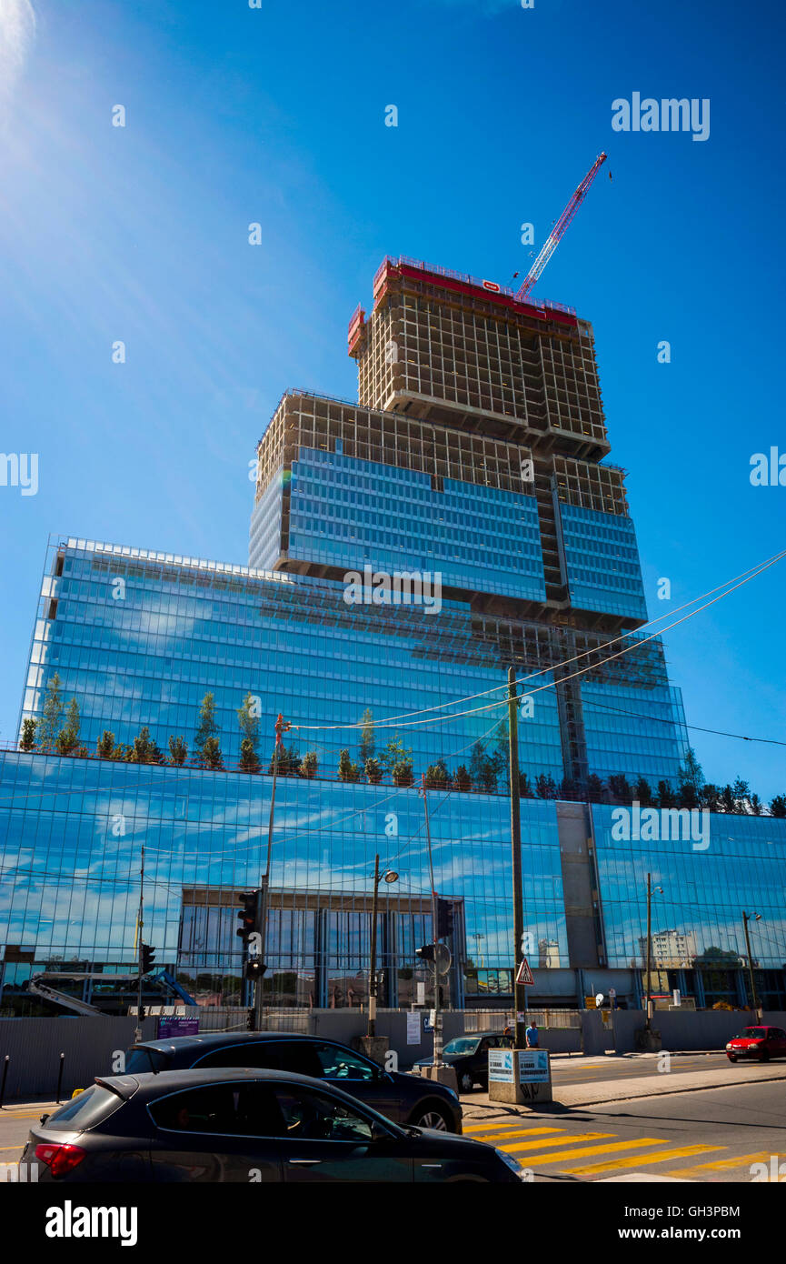Paris, France, Construction SIte, New Court House Building, "Palais de ...