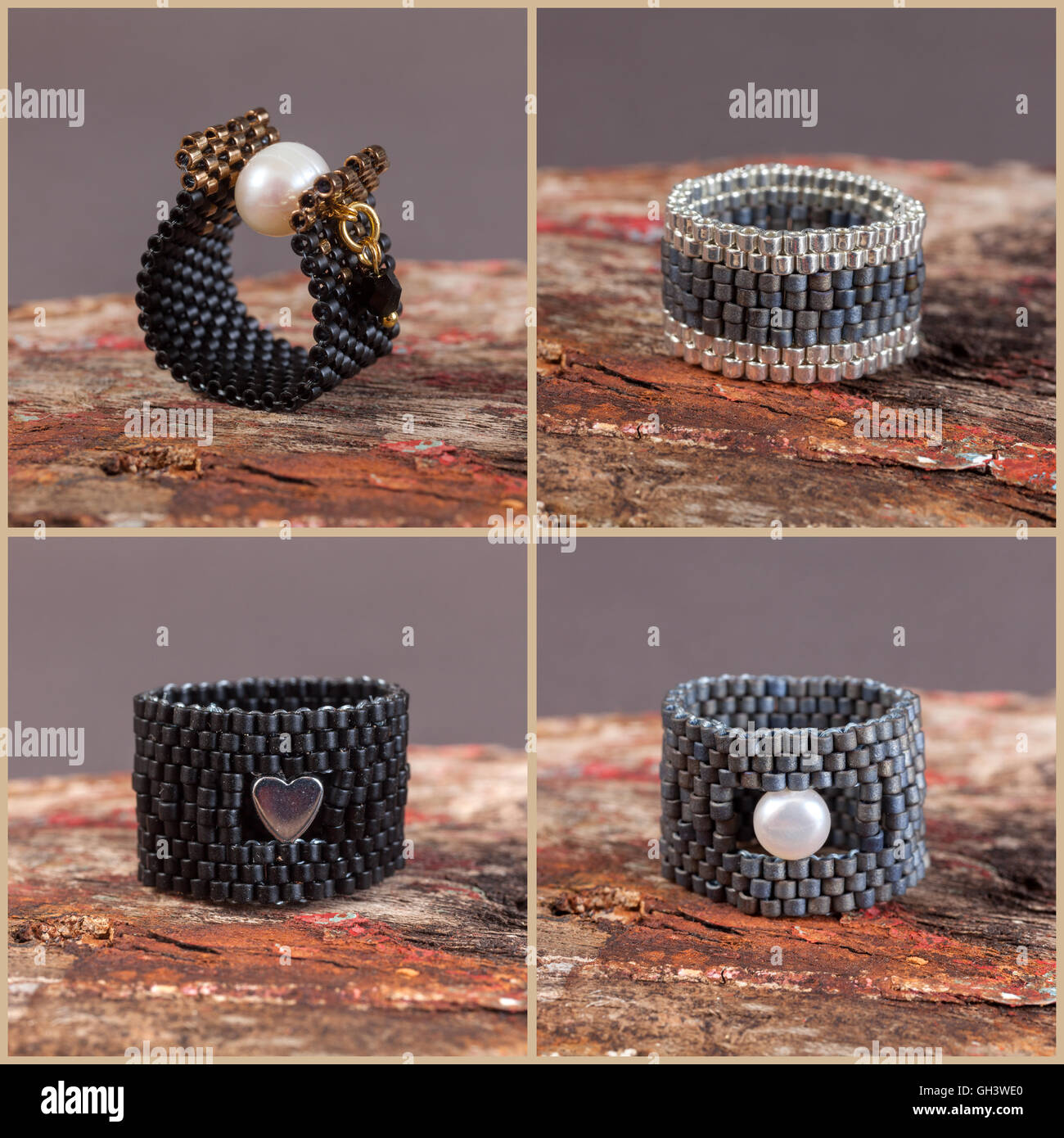 Set jewelry made from beads hi-res stock photography and images - Alamy