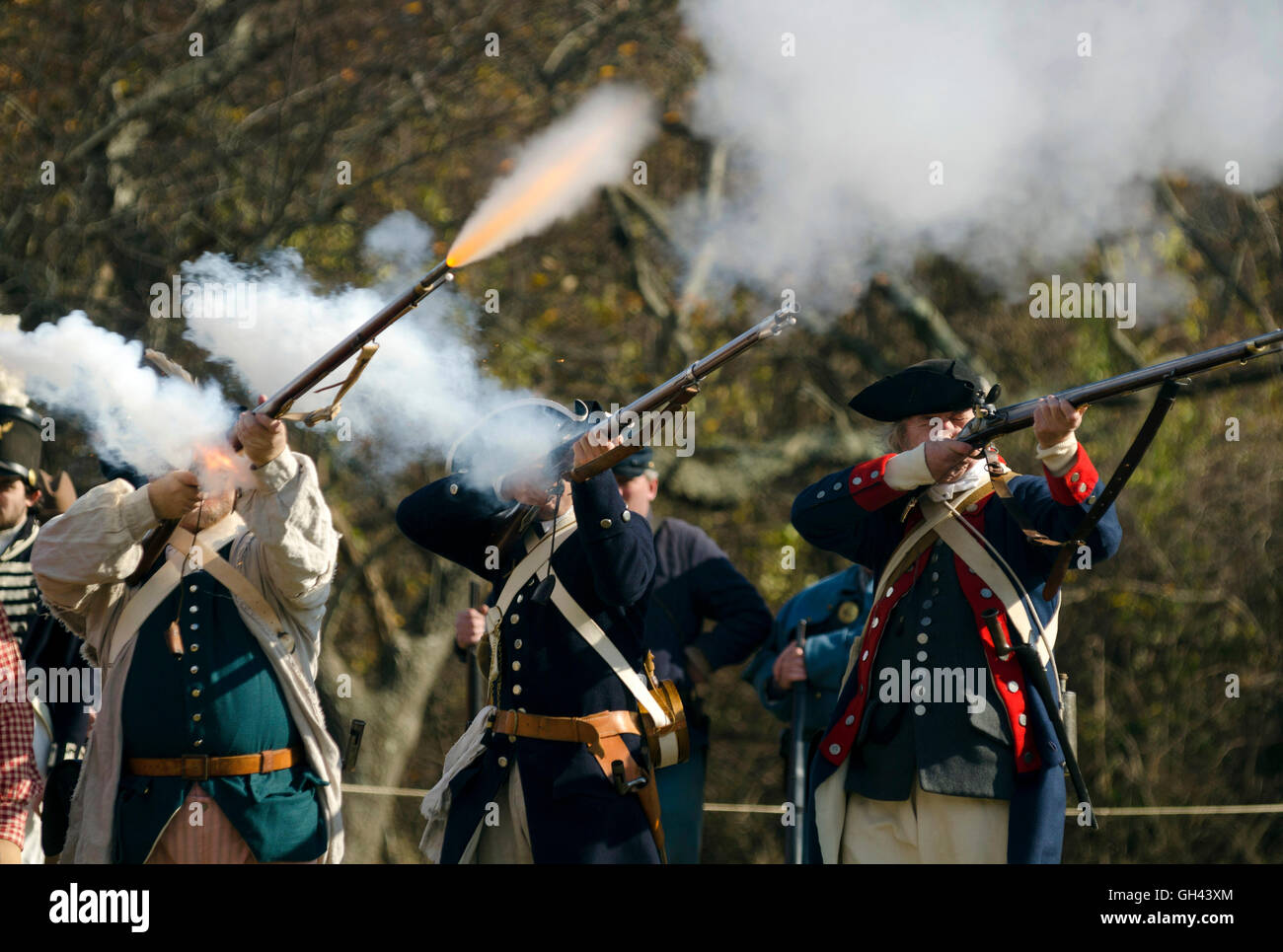 Nineteenth century reenactment soldiers at Old Bethpage Restoration ...