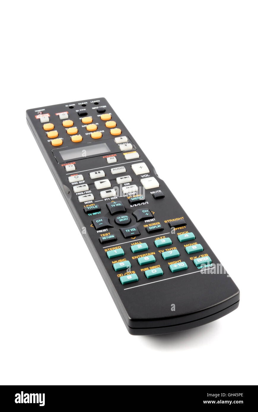 Remote control panel on a white background Stock Photo - Alamy