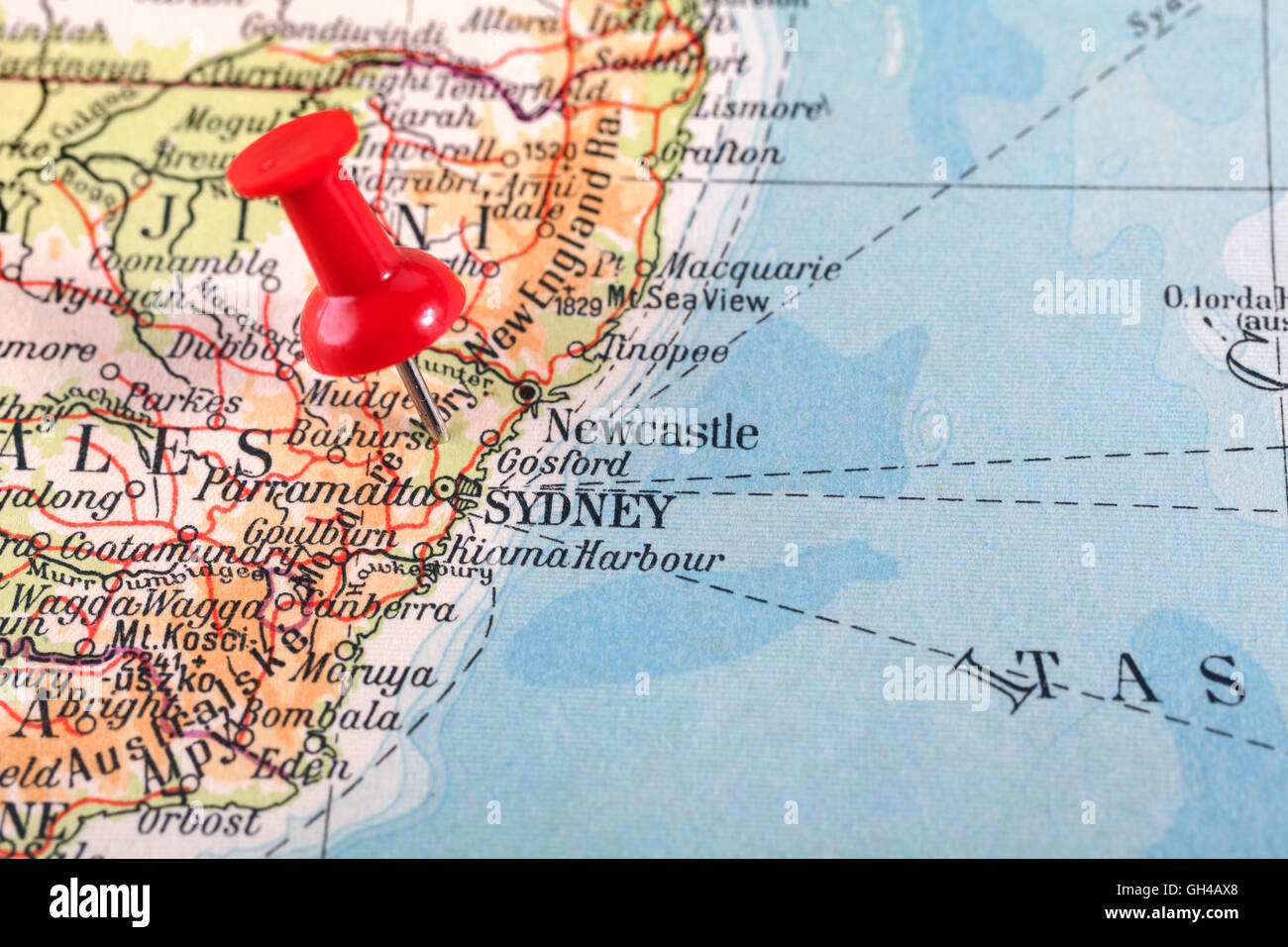 Sydney maps hi-res stock photography and images - Alamy