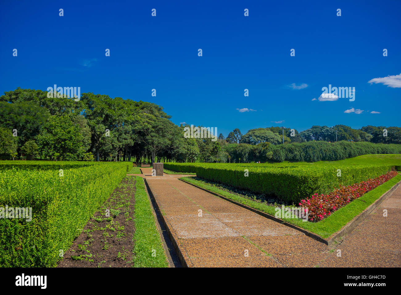 CURITIBA ,BRAZIL - MAY 12, 2016: nice view from the french style ...