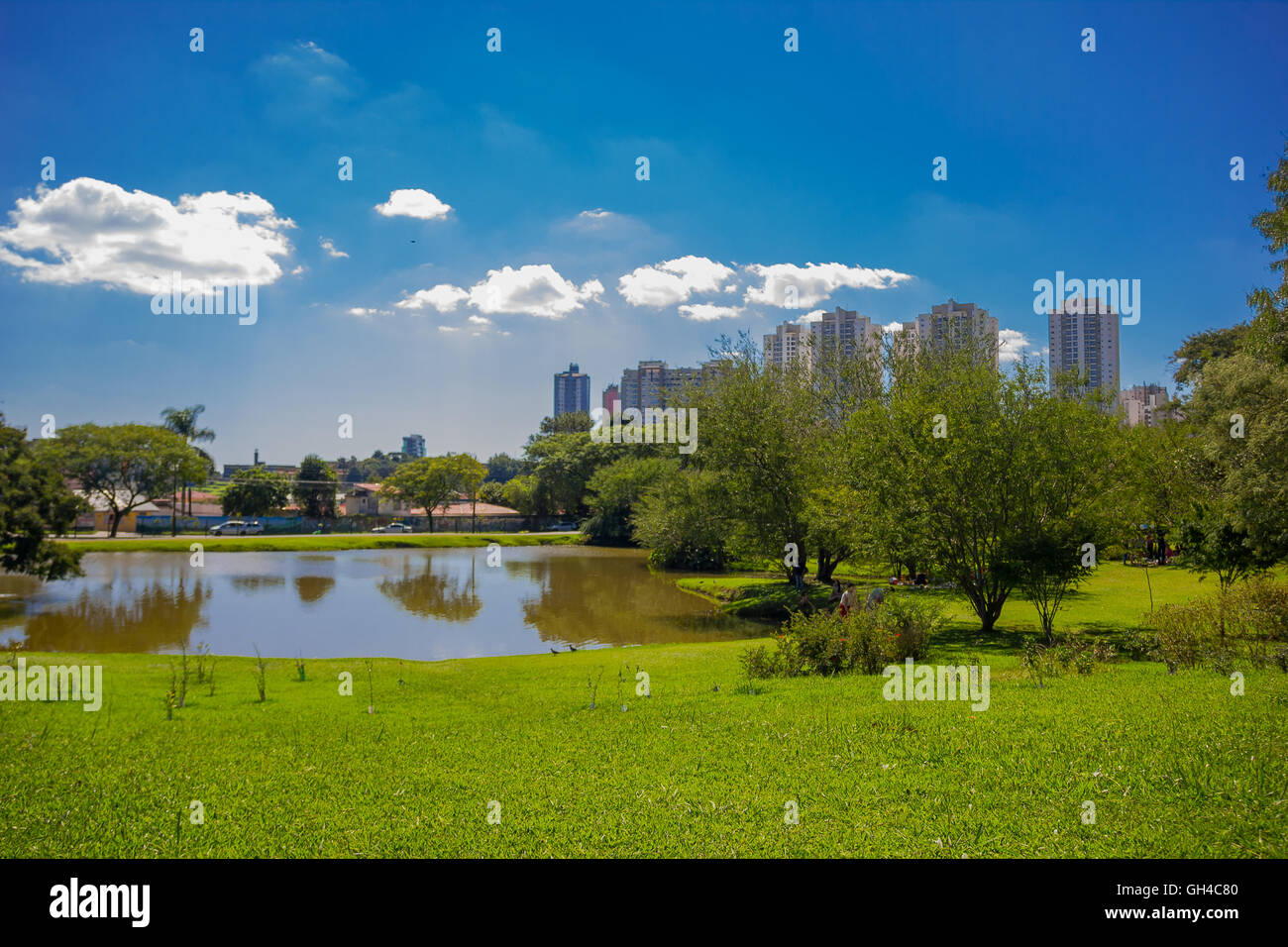 CURITIBA ,BRAZIL - MAY 12, 2016: nice skyline view of the city from the ...