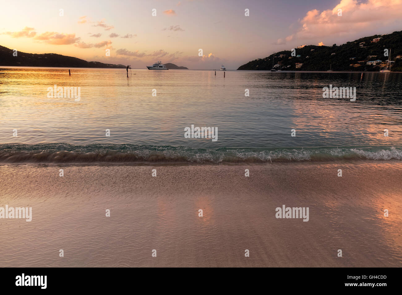 Calm beach waves hi-res stock photography and images - Alamy