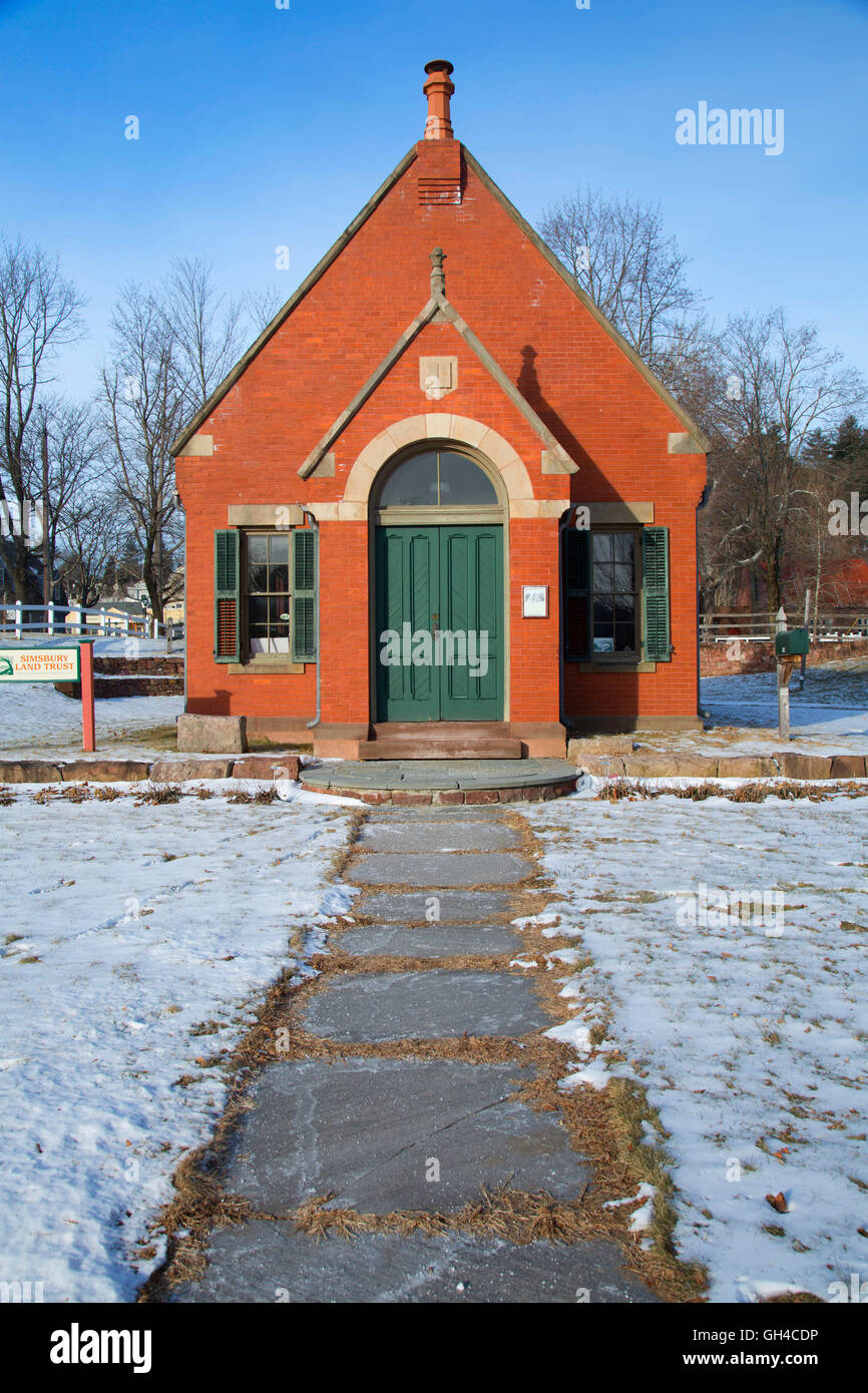 Probate Building, Phelps Tavern Museum, Simsbury, Connecticut Stock ...