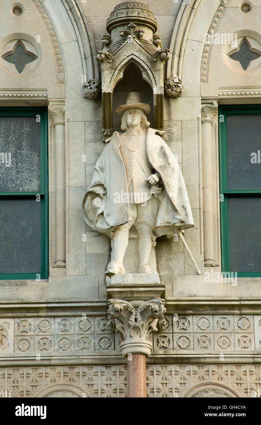 Connecticut State Capitol statue, Hartford, Connecticut Stock Photo - Alamy