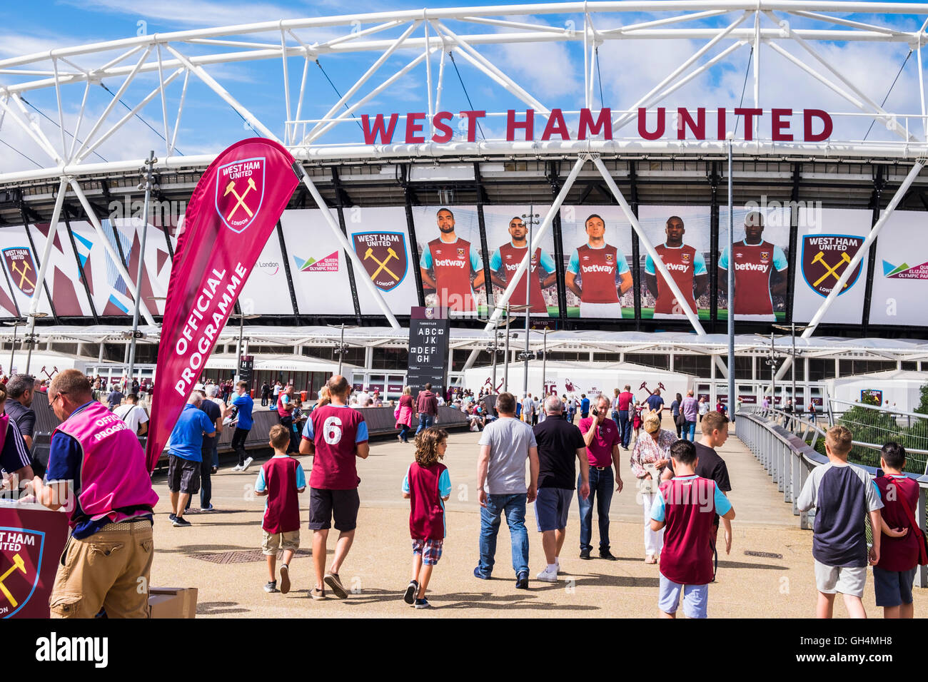 West Ham United ground, London Stadium, Borough of Newham, London ...