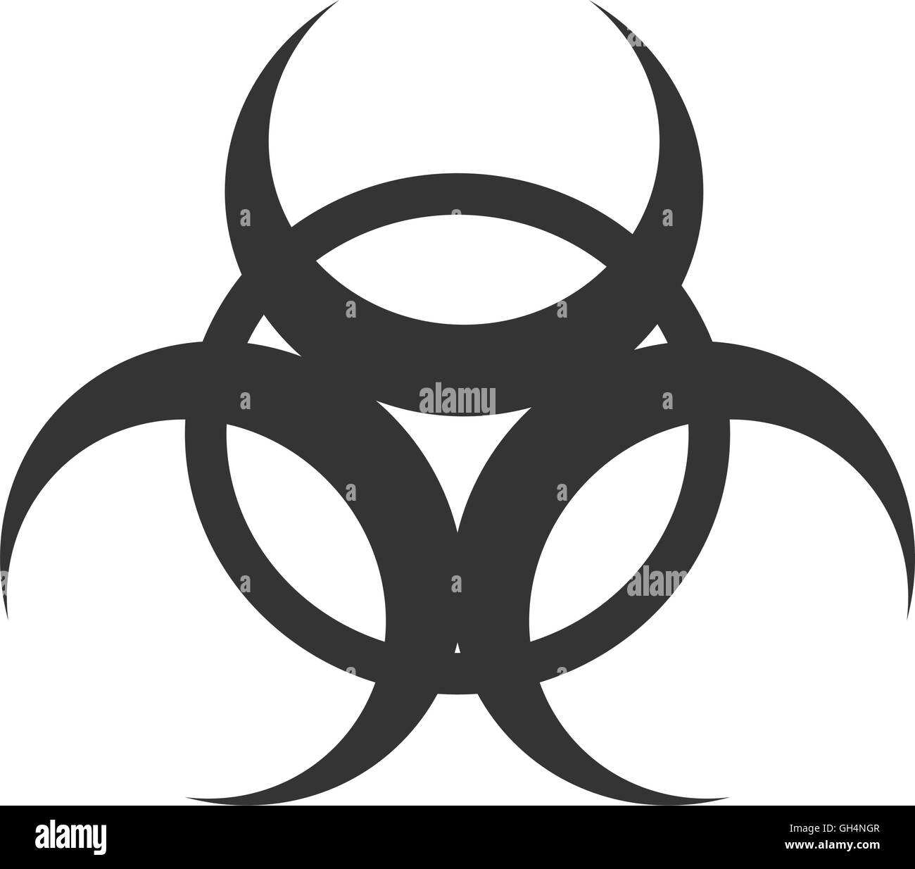 biohazard industry plant silhouette icon. Vector graphic Stock Vector ...