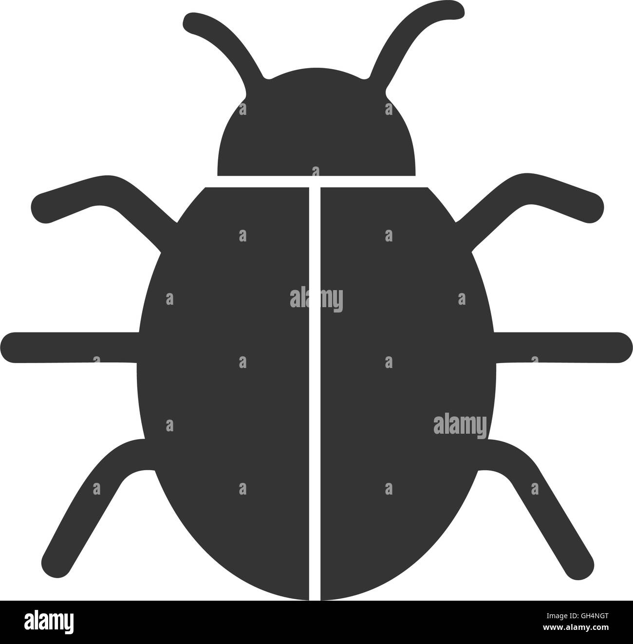 bug insect infection parasite icon. Vector graphic Stock Vector Image ...