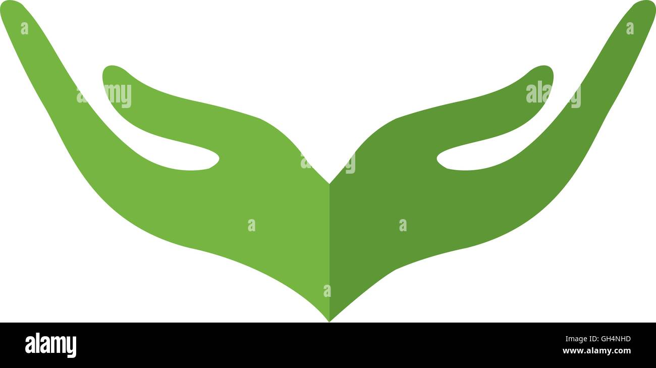 hand green palm gesture icon. Vector graphic Stock Vector Image & Art ...