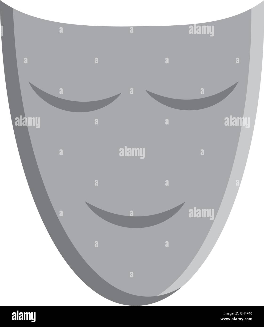 happy mask face carnival icon. Vector graphic Stock Vector Image & Art ...