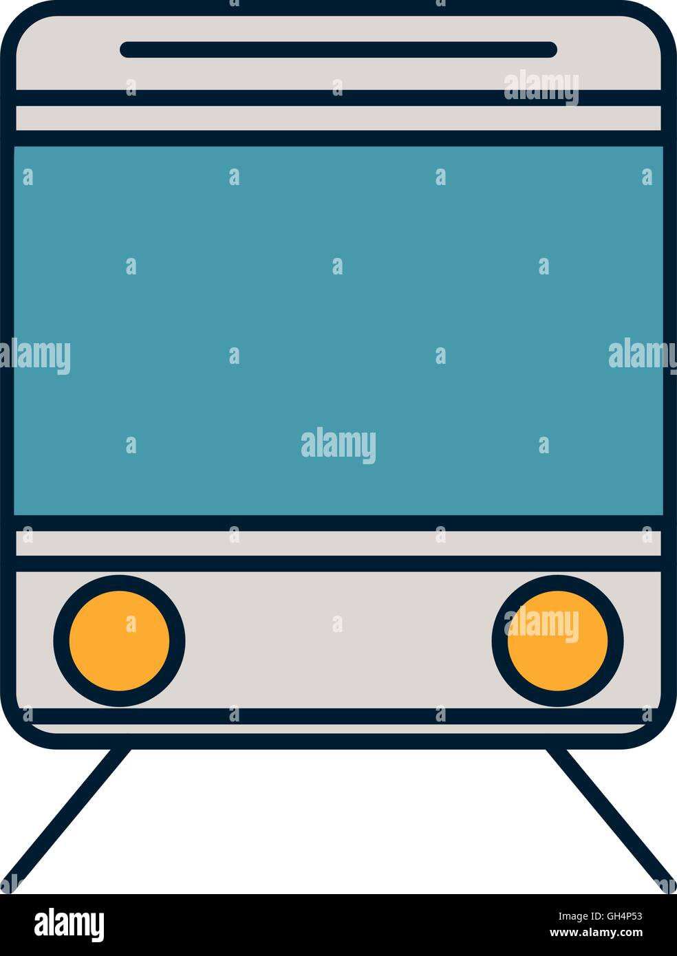 train transportation vehicle travel icon. Vector graphic Stock Vector ...