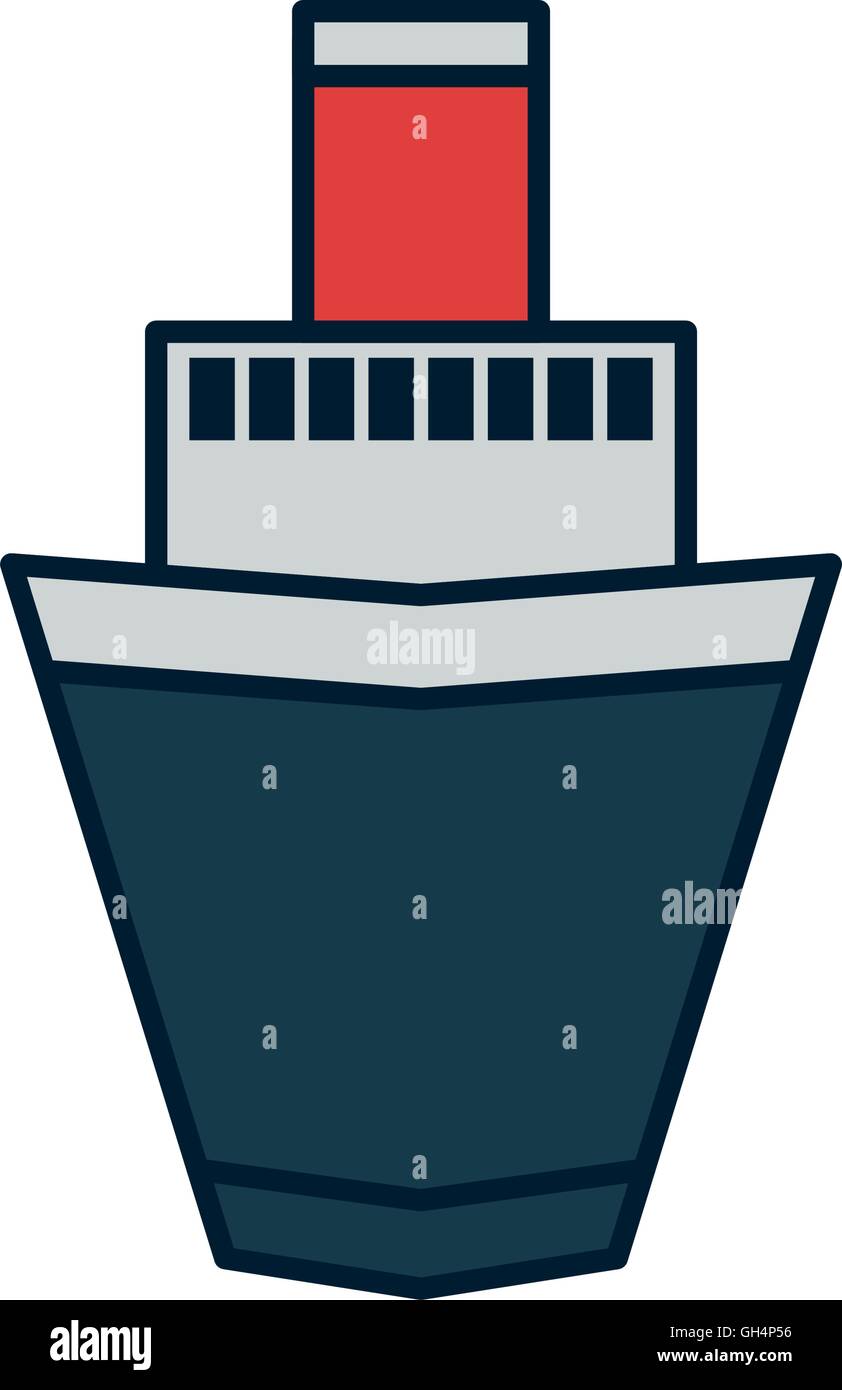 ship transportation vehicle icon. Vector graphic Stock Vector Image ...