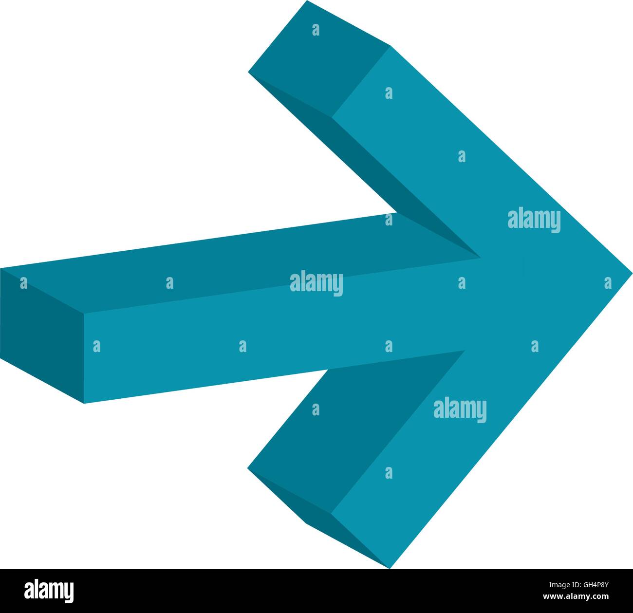 arrow blue direction infographic icon. Vector graphic Stock Vector ...