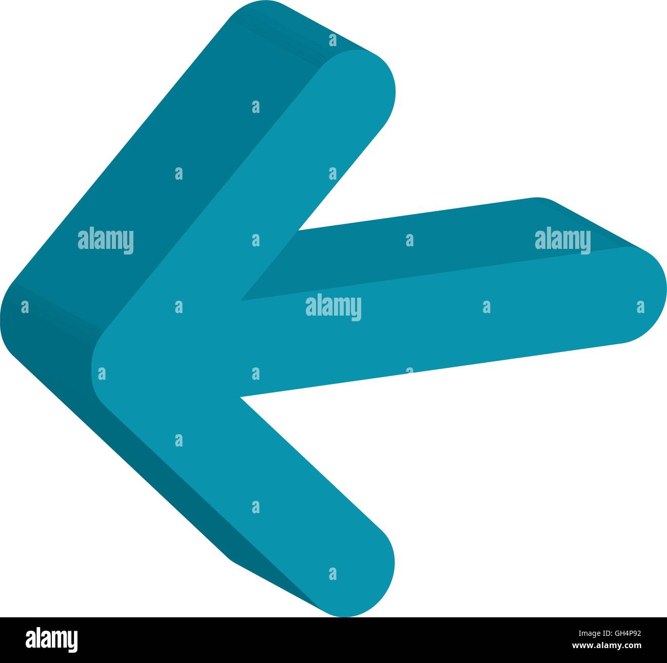 arrow blue direction infographic icon. Vector graphic Stock Vector ...