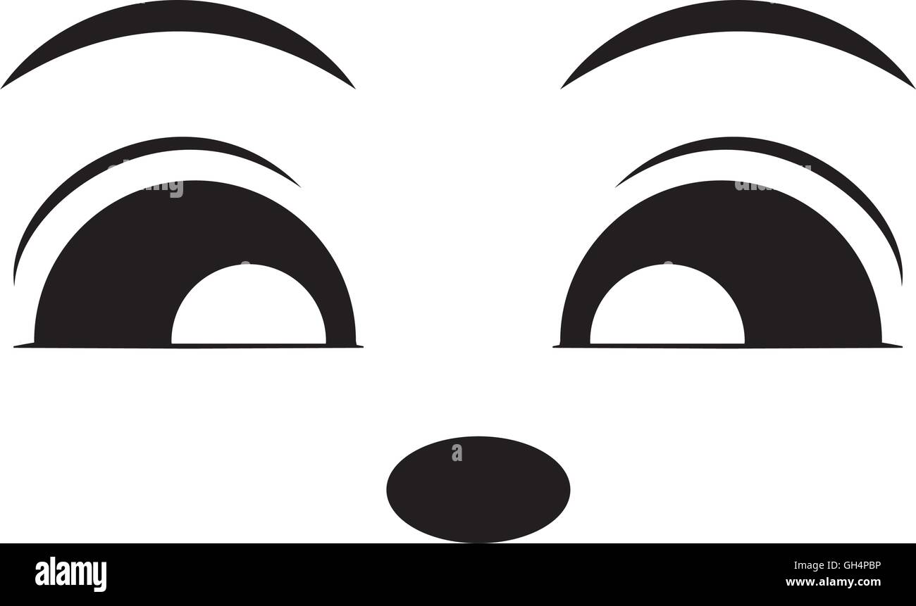 happy face cartoon expression icon. Vector graphic Stock Vector Image ...