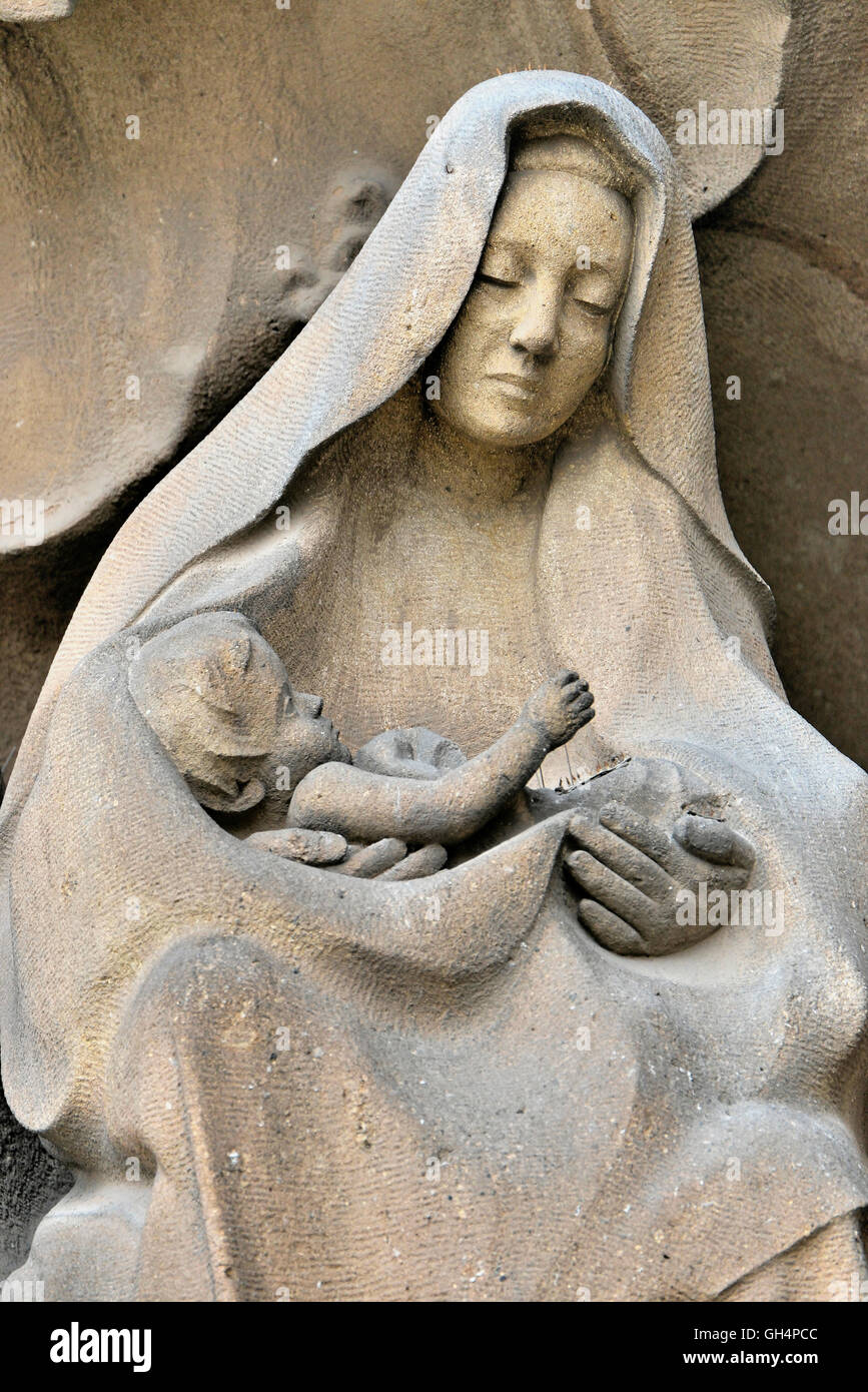 geography / travel, Spain, detail of the Nativity Facade of the Sagrada ...