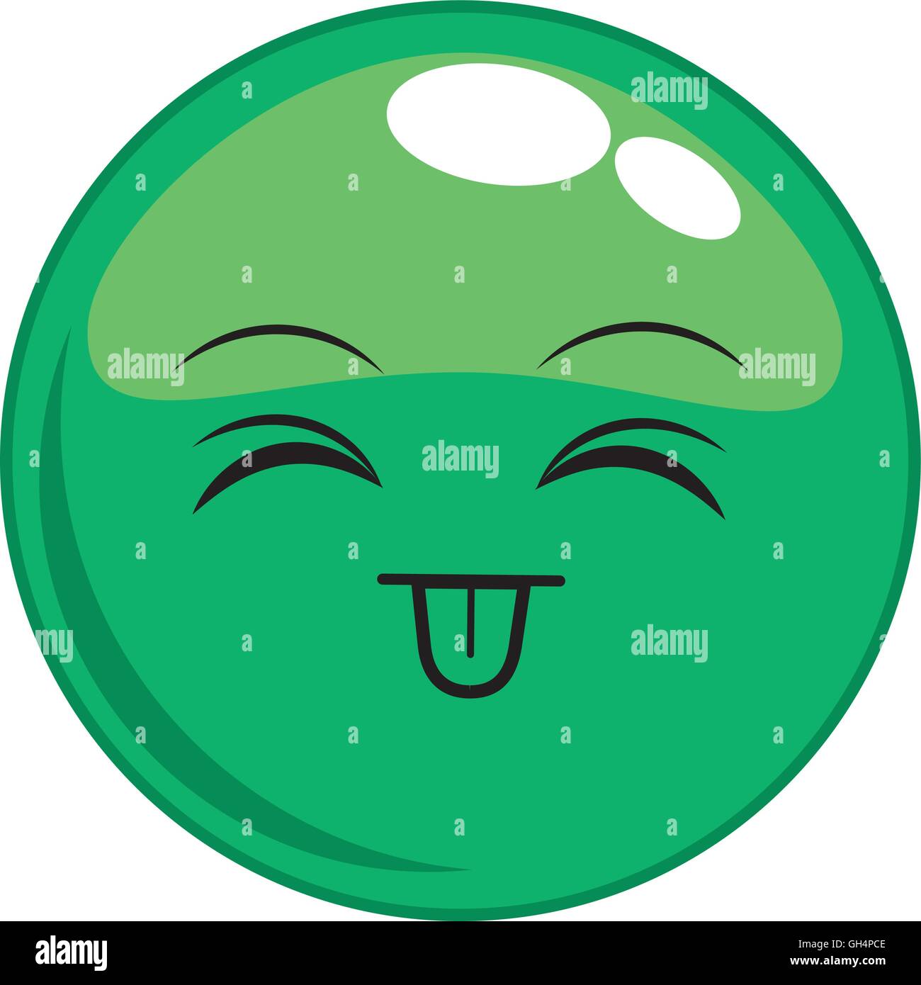 happy face cartoon expression icon. Vector graphic Stock Vector Image ...