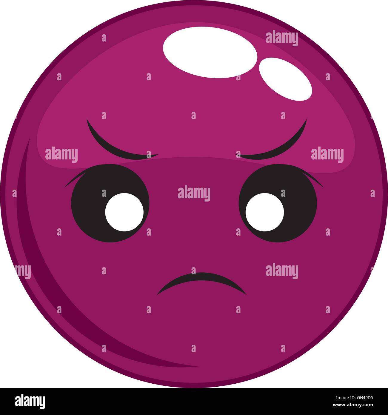 angry face cartoon expression icon. Vector graphic Stock Vector Image ...