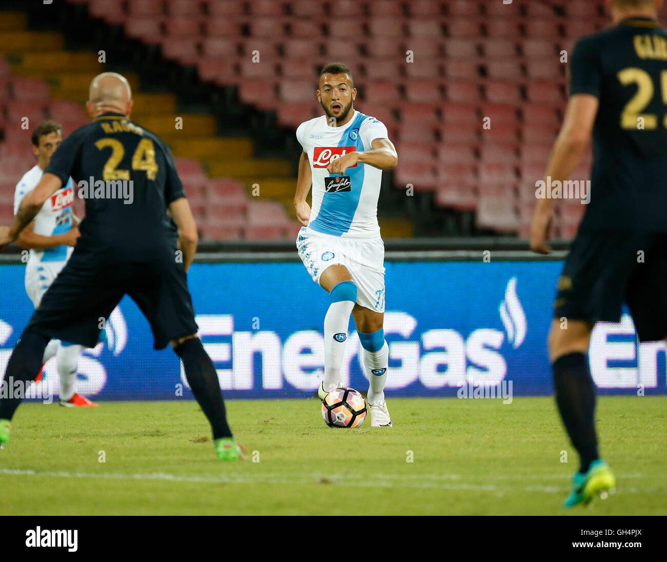 Naples, Italy. 07th Aug, 2016. Omar El Kaddouri during the friendly ...