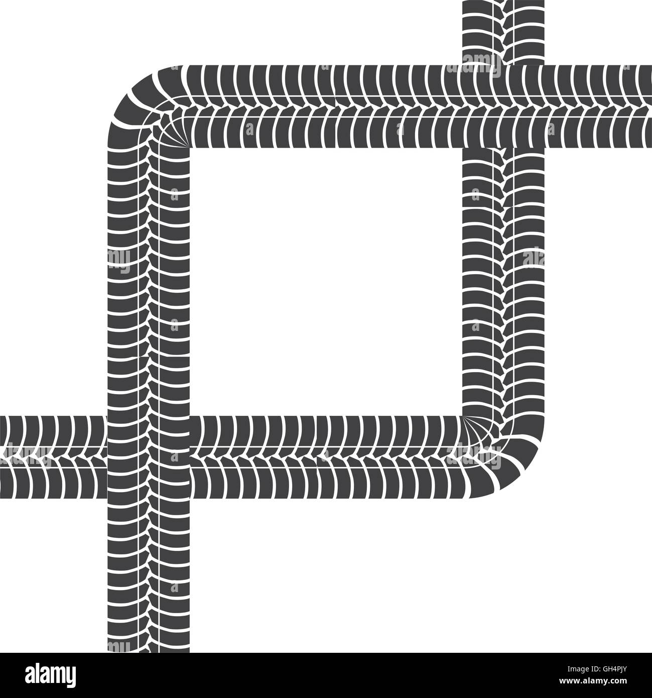 print wheel tire shape black icon. Vector graphic Stock Vector Image ...