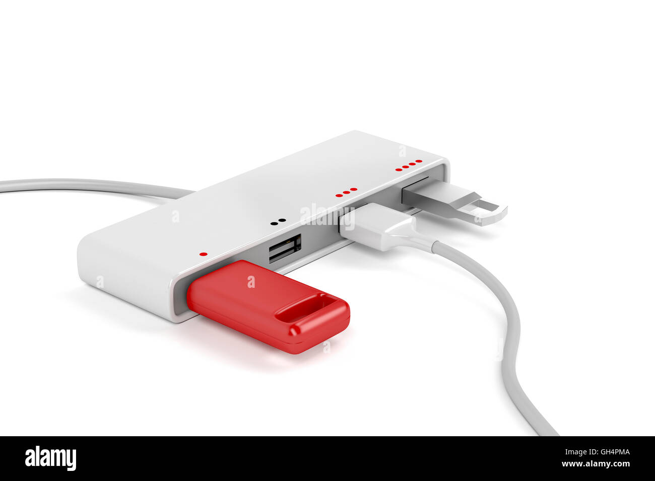 4 port usb hi-res stock photography and images - Alamy