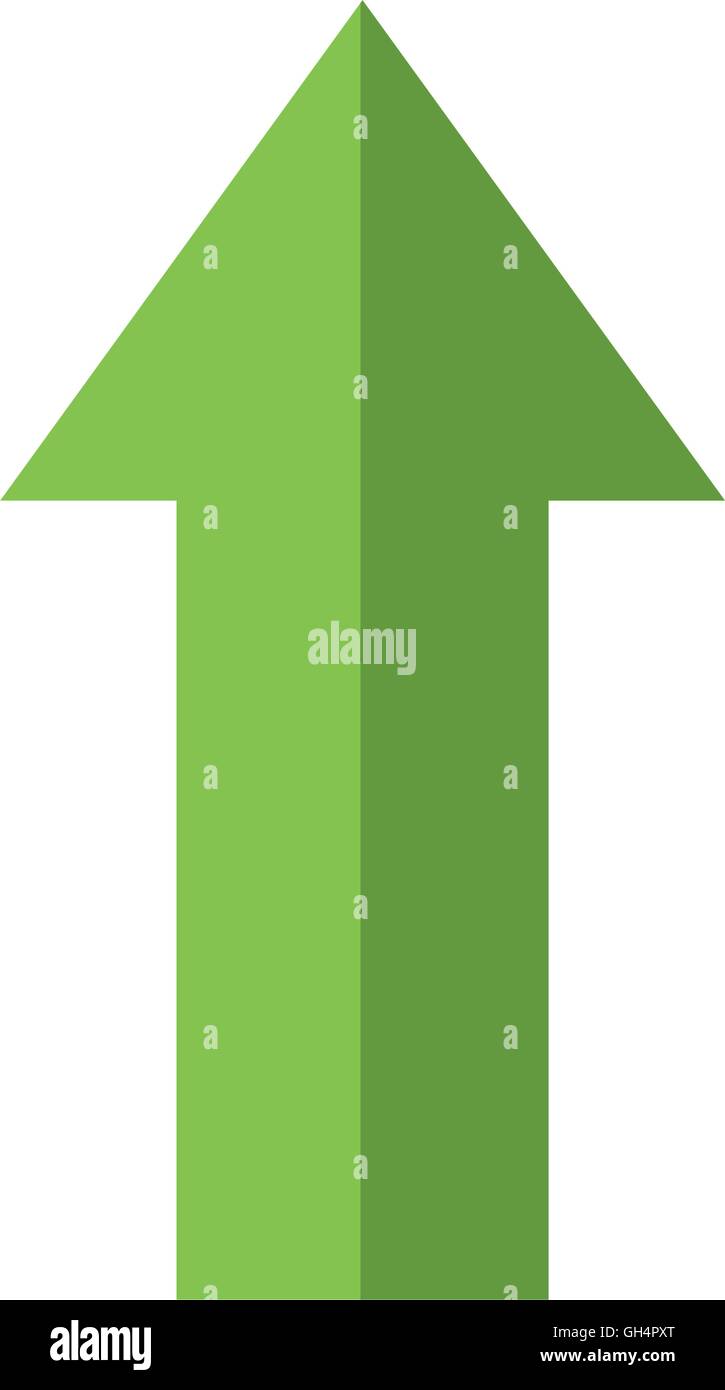 arrow green direction infographic icon. Vector graphic Stock Vector ...