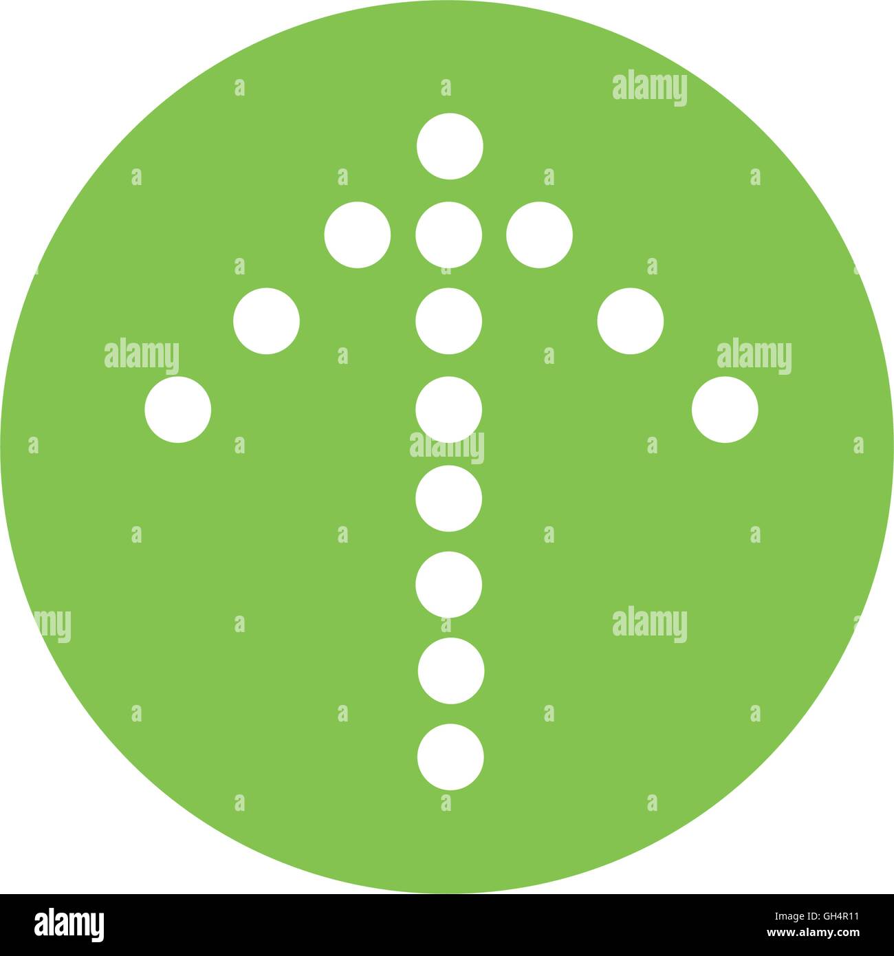 arrow green direction infographic icon. Vector graphic Stock Vector ...