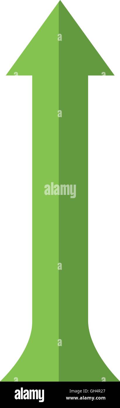 arrow green direction infographic icon. Vector graphic Stock Vector ...