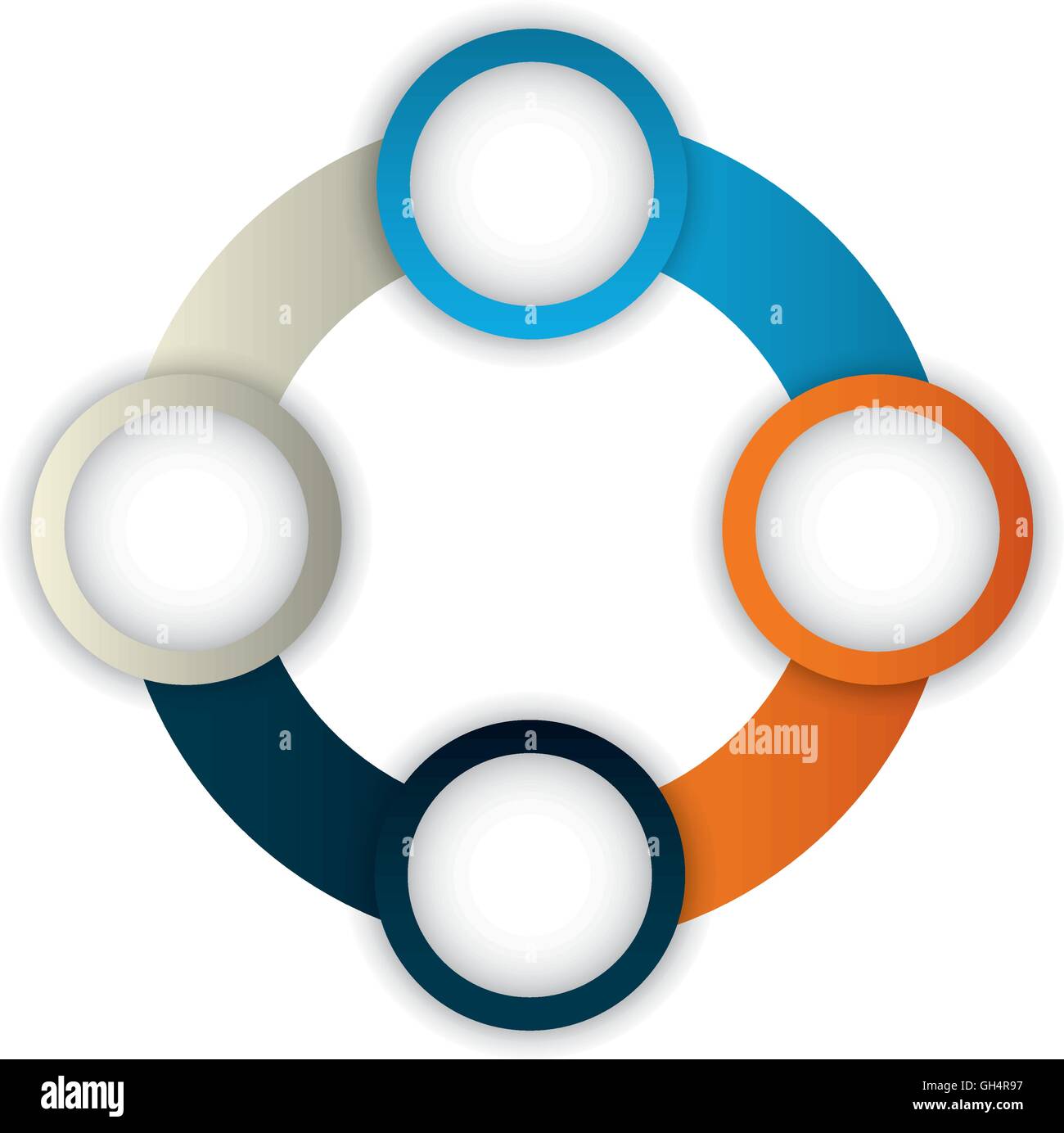 infographic round multicolored data icon. Vector graphic Stock Vector ...