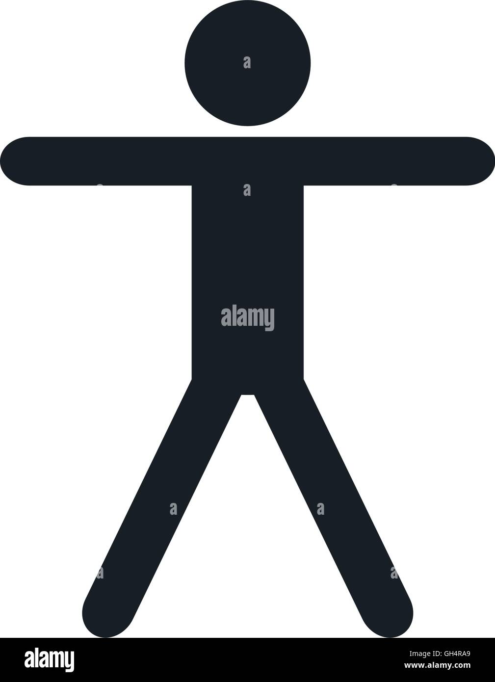 pictogram person people silhouette icon. Vector graphic Stock Vector ...