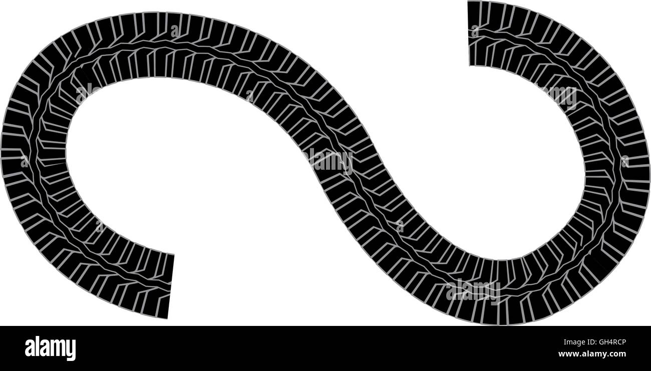 print wheel tire shape black icon. Vector graphic Stock Vector Image ...