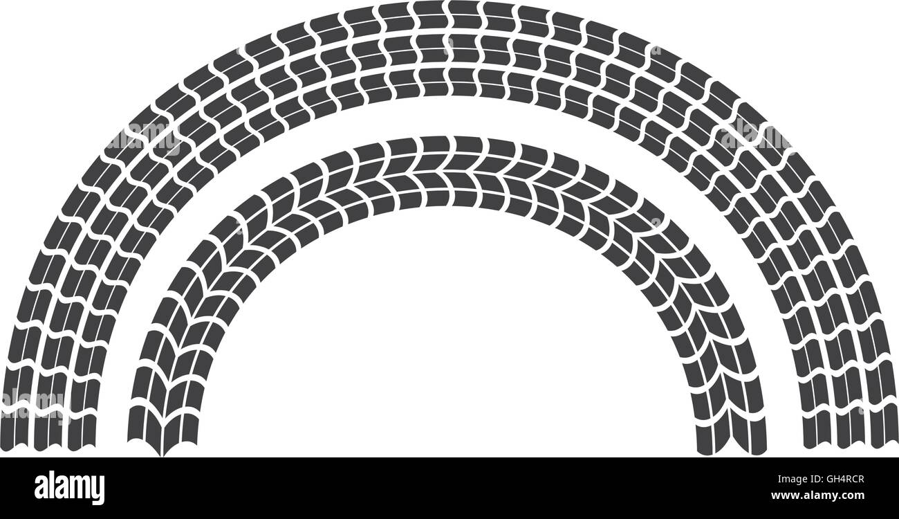 print wheel tire shape black icon. Vector graphic Stock Vector Image ...