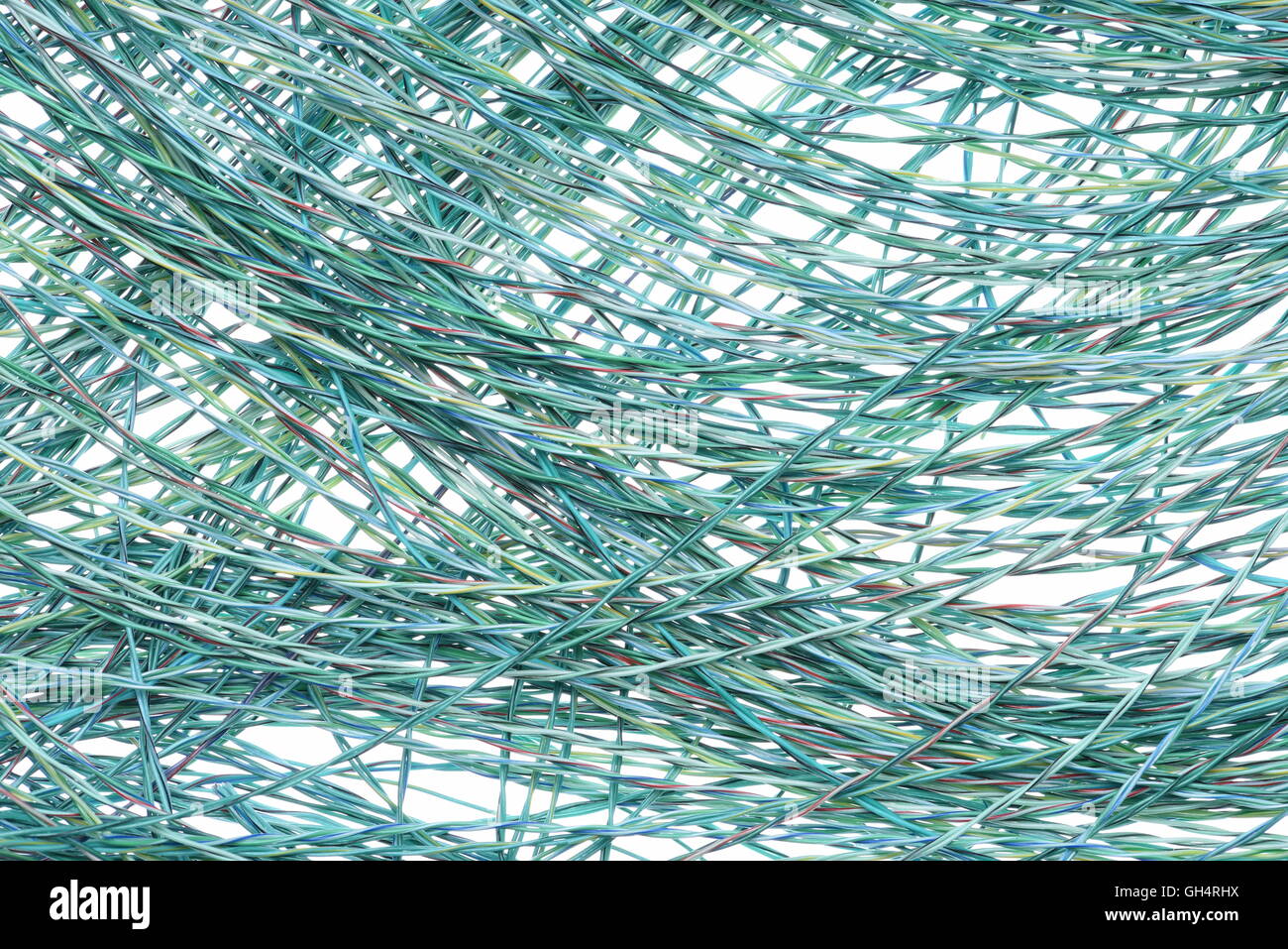 Colored cables and wires Stock Photo - Alamy